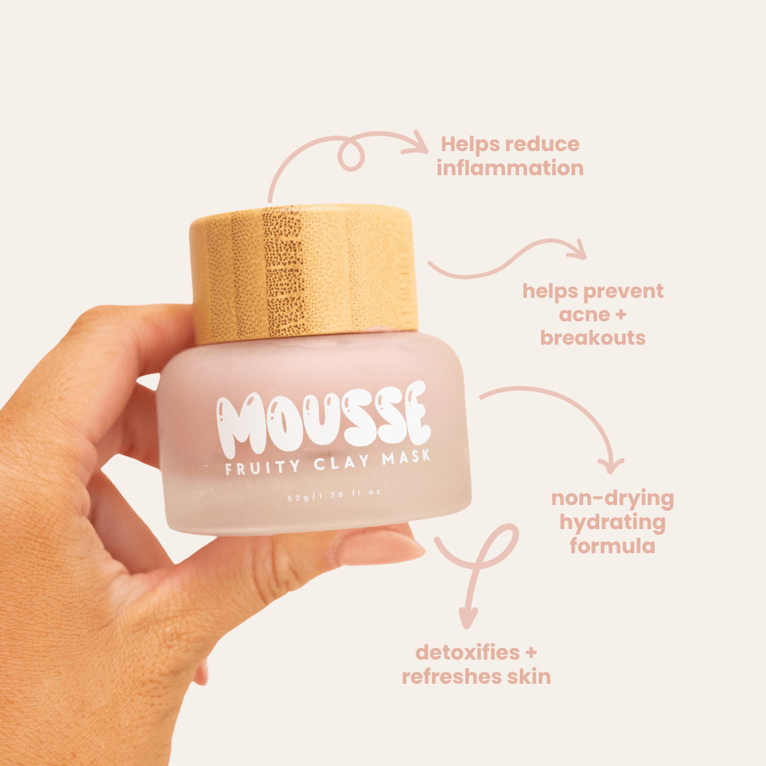 Fruit Mousse Clay Mask | Natural, Eco Skincare for Detox, Acne & Break ...