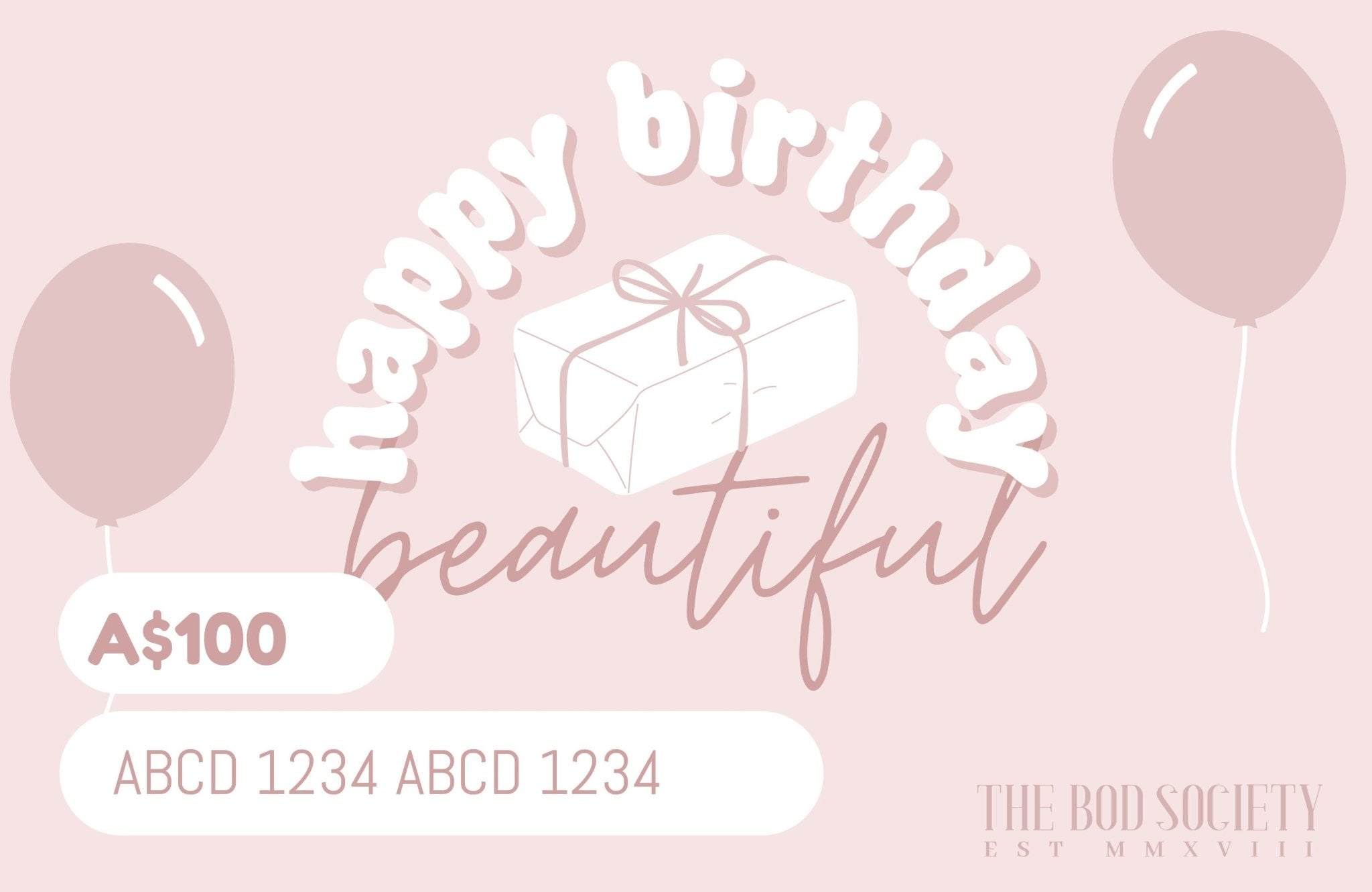 Birthday Skincare and Makeup Gift Card | Natural Skincare & Makeup Gif ...